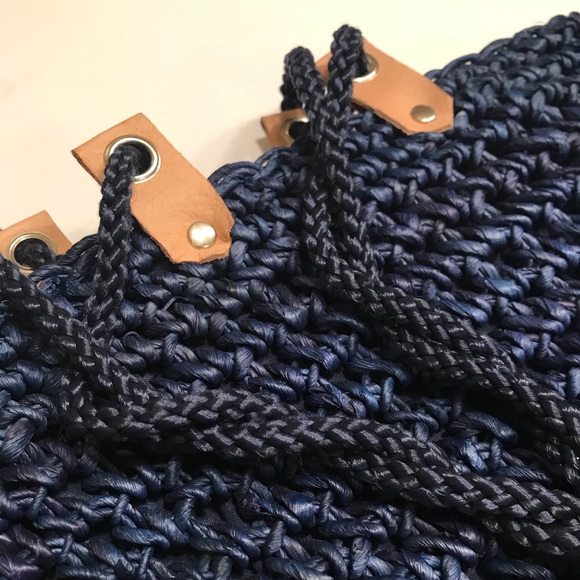 Vintage | Bags | Vintage Straw Backpack Handbag | Poshmark